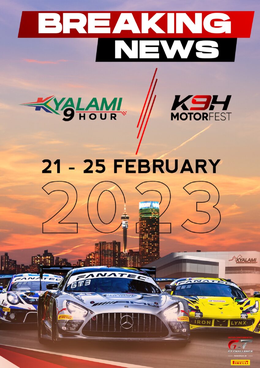 Kyalami 9-Hour returning in 2023 as part of Intercontinental GT ...