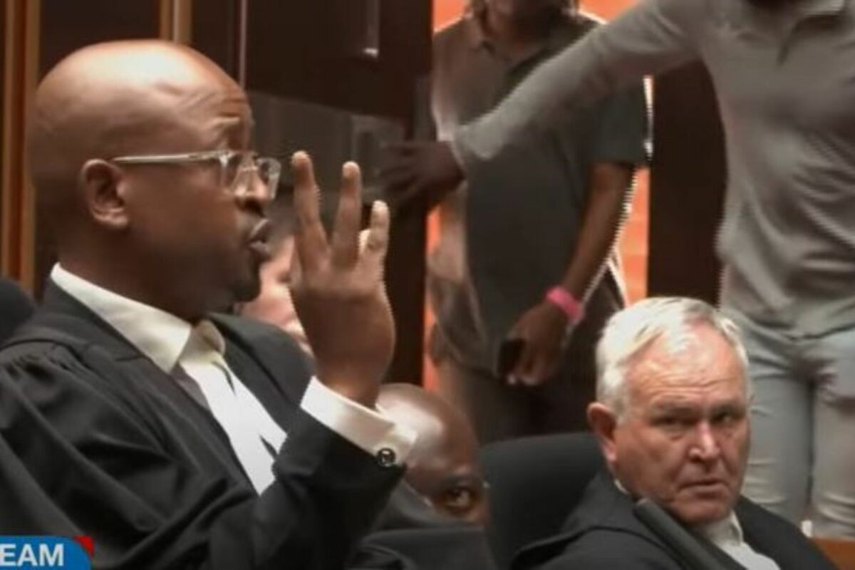 What if I put it to you that Advocate Barry Roux is defending Jacob Zuma?