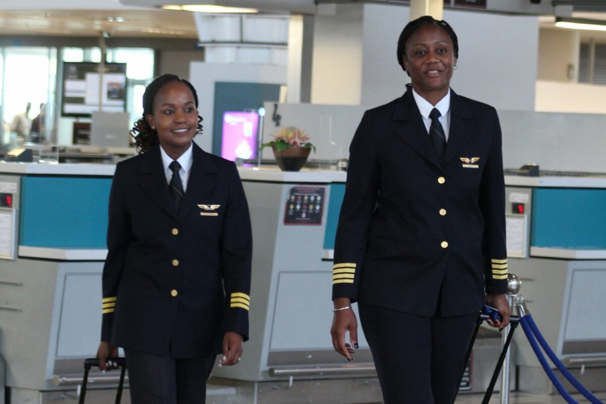 Two black female pilots make history at SAA