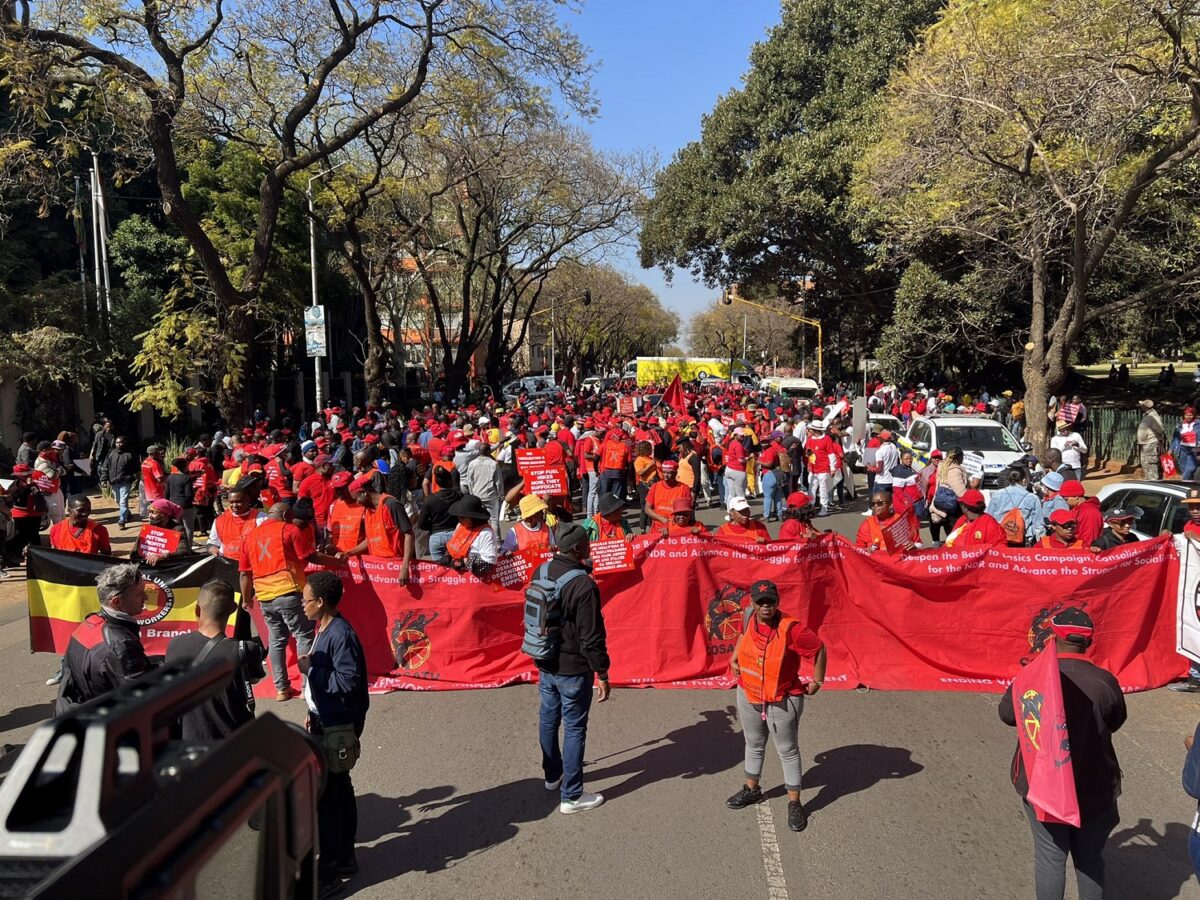 Cosatu marched on World Day for Decent Work