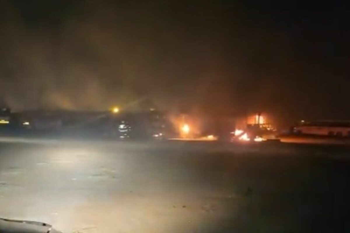 Five buses torched at the Putco depot in Nancefield