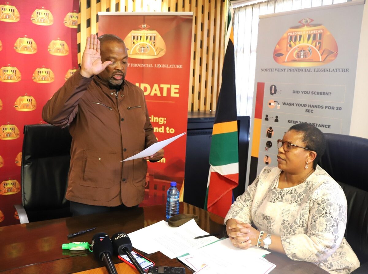 ANC's Nono Maloyi sworn in as MPL amid looming North West Cabinet ...