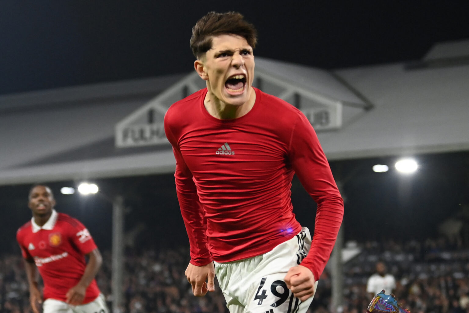 Garnacho's late strike sees Man United edge Fulham