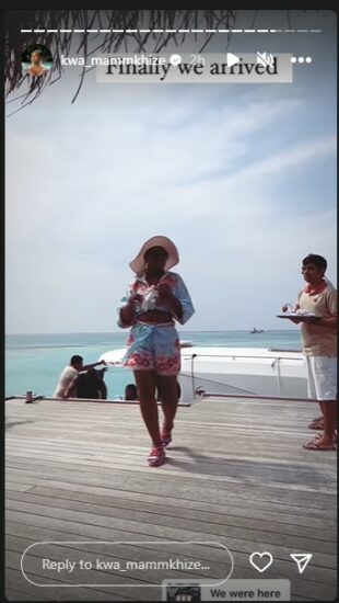 MaMkhize and the Mpisane family living it up in Maldives and Paris