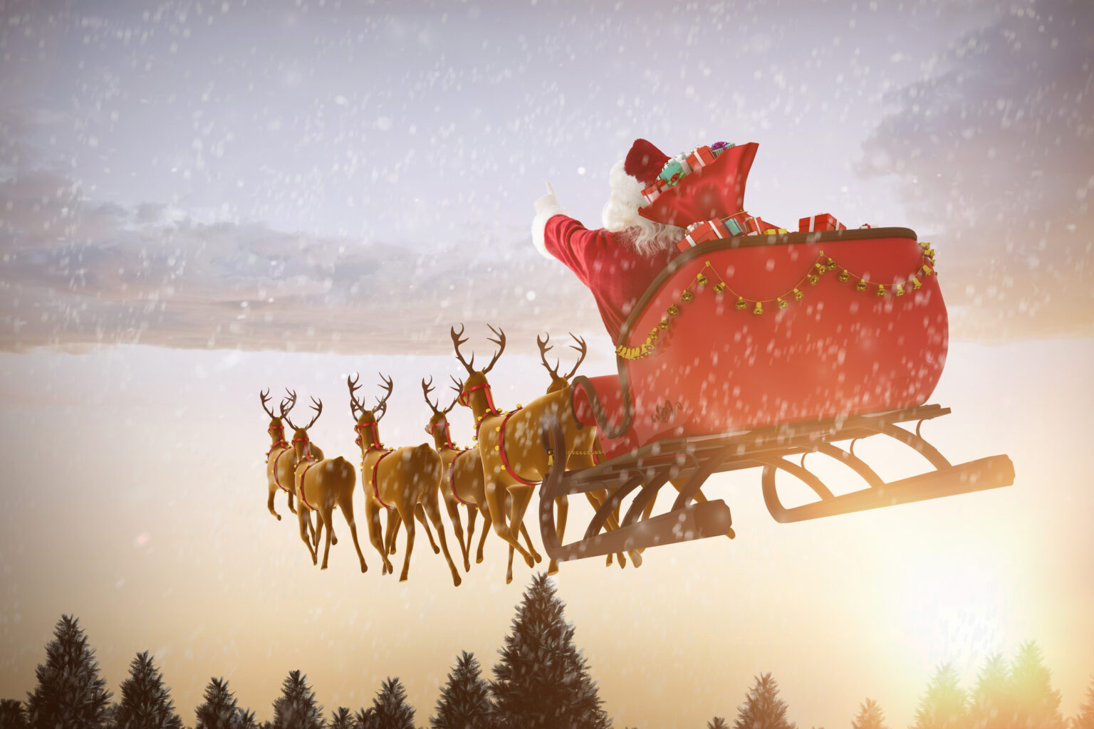 LIVE: Use Norad's Santa tracker to follow Father Christmas