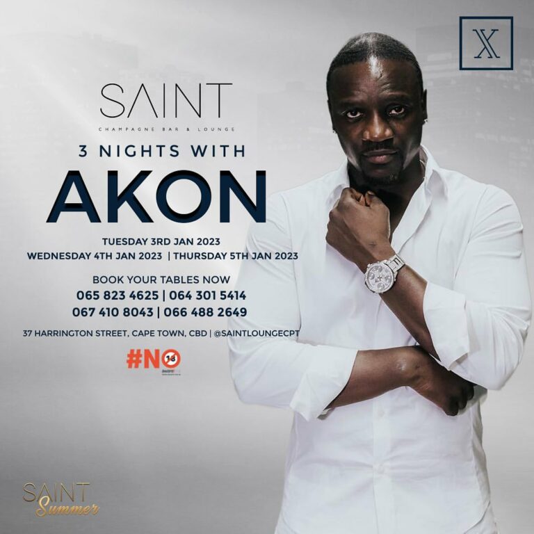 Akon hung out with Tbo Touch instead of appearing at Saint