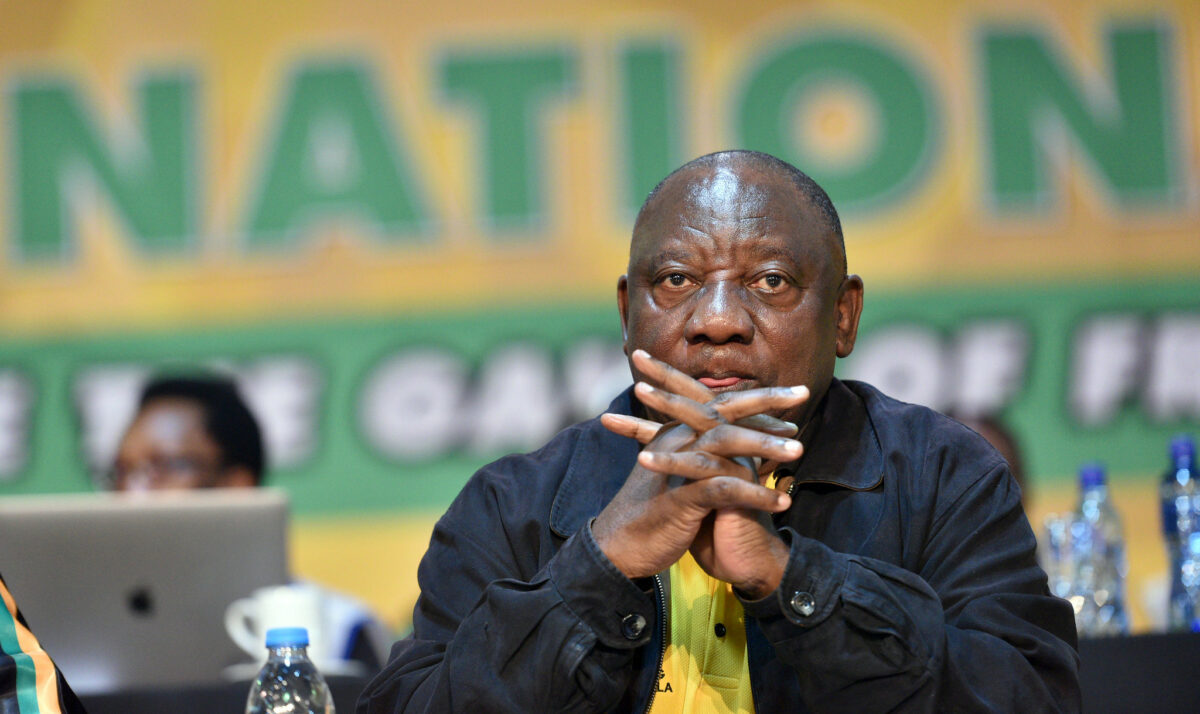 Leading the ANC 'is difficult,' Ramaphosa tells Mahabane's family