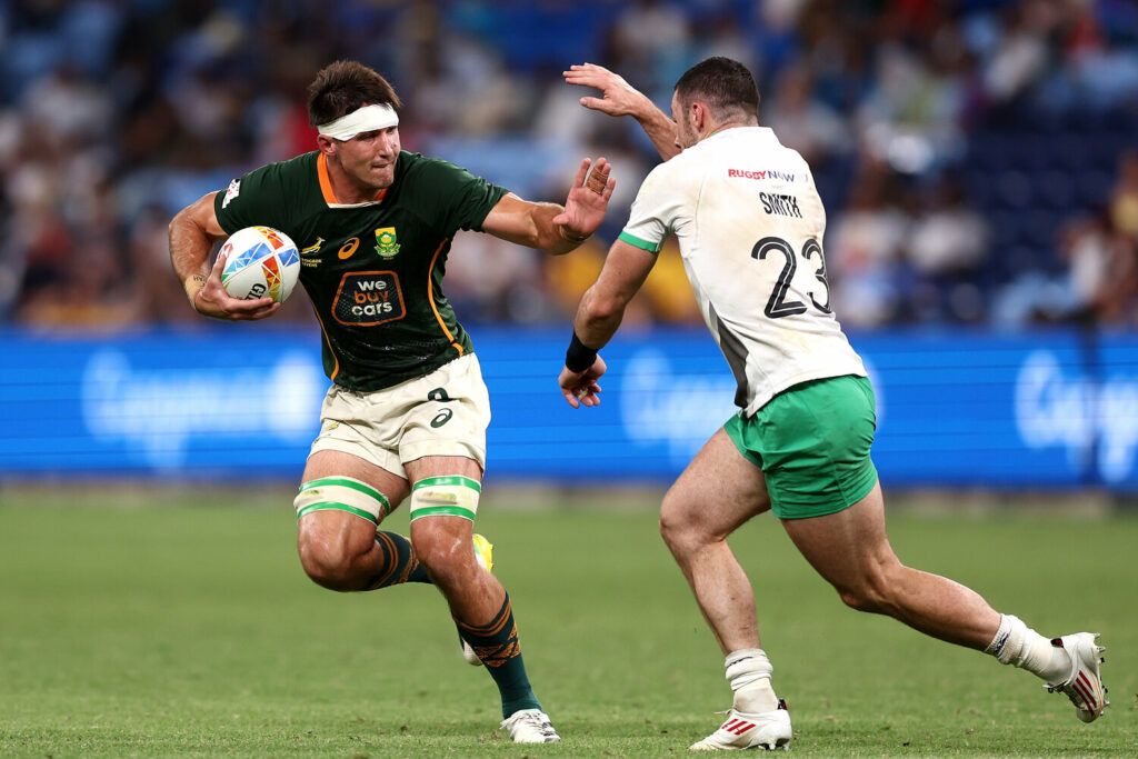 Blitzboks backs to play the piano in LA Sevens, says Impi 'The Mask' Visser