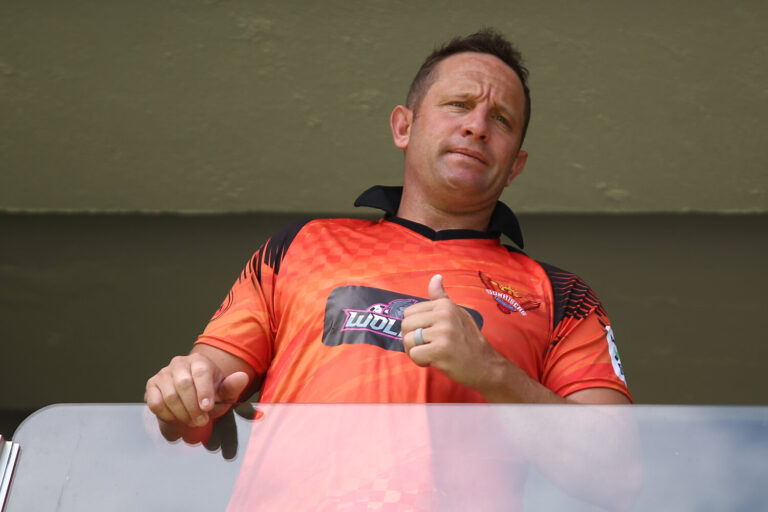 Roelof van der Merwe rolling back the years for the Sunrisers in SA20
