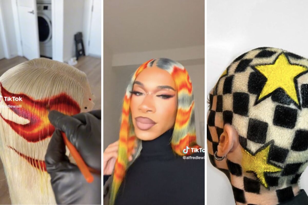 Hair painting: How to transform your hair into a true work of art | The ...