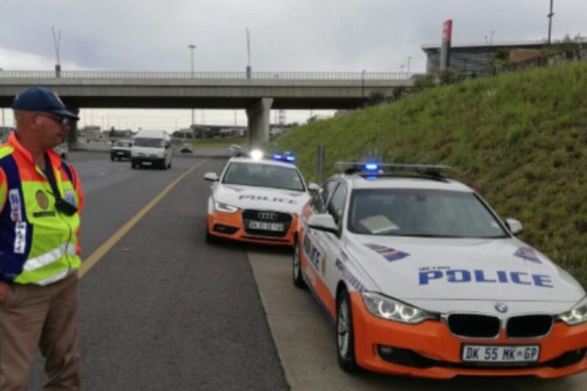 JMPD monitoring protest action in Midrand