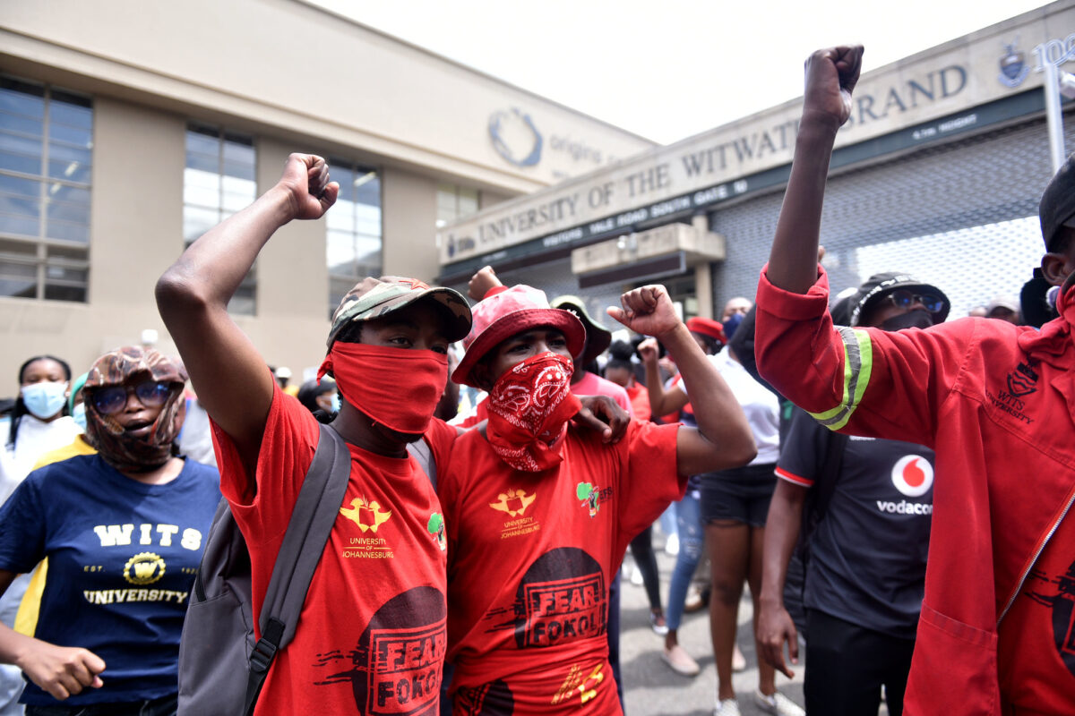 'Until they hear us, there is a complete shutdown' - Wits students
