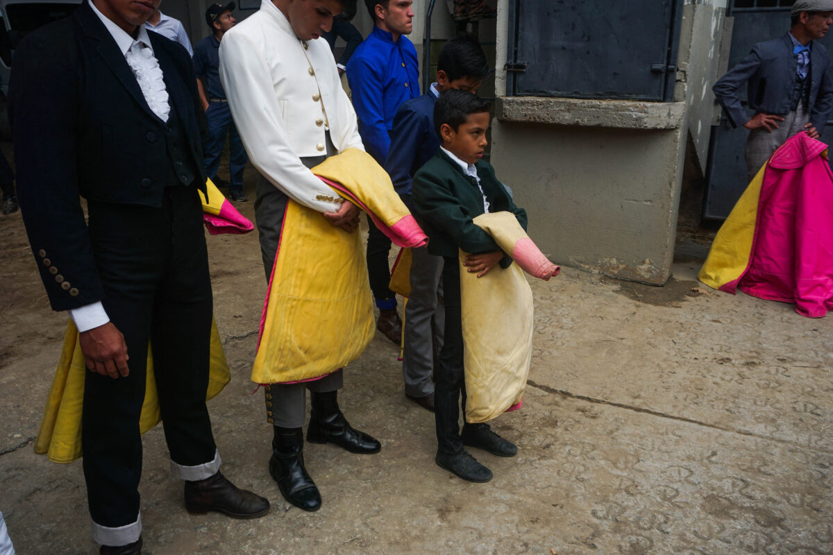 Children taught bullfighting at Venezuelan torero school