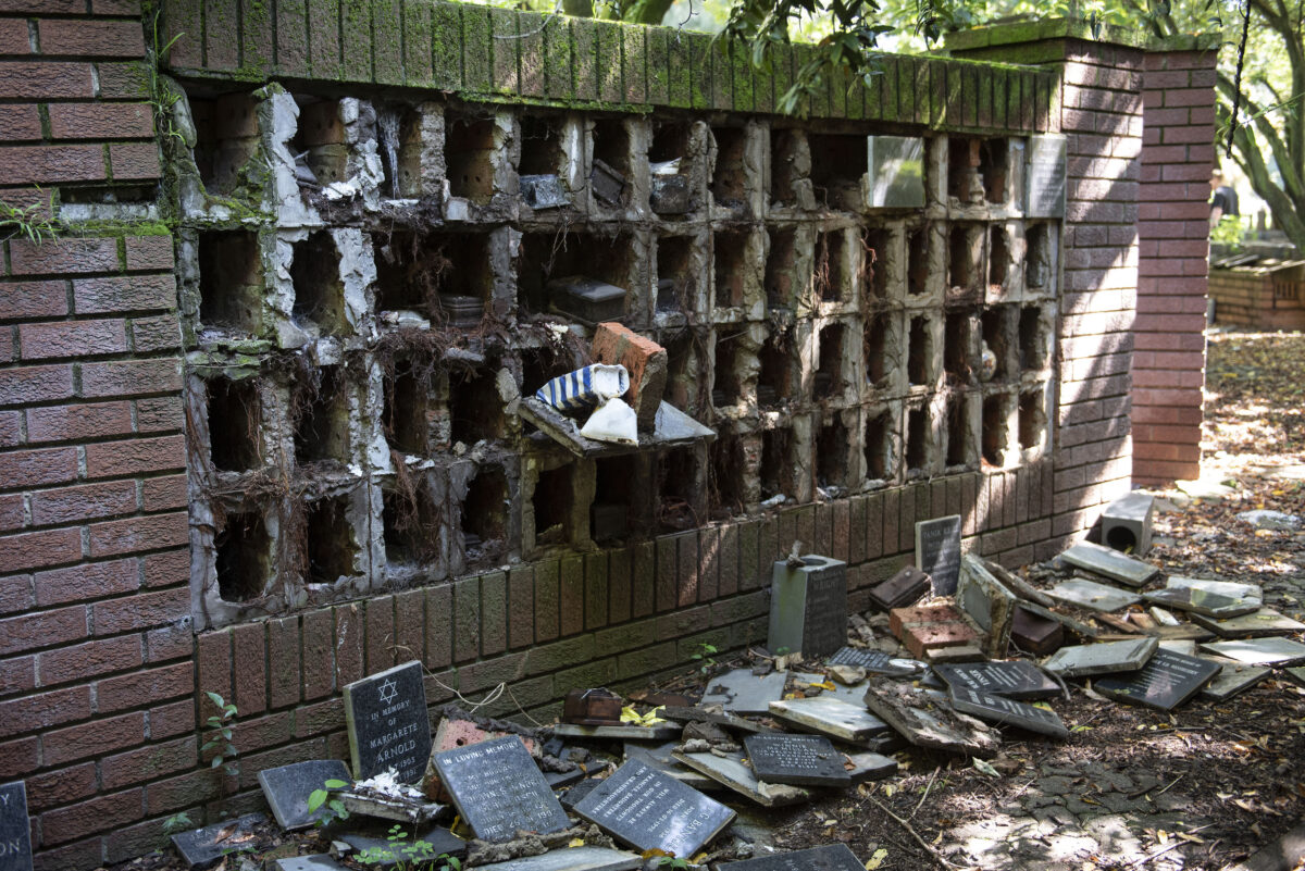 About 4 000 resting places in Braamfontein torn apart by looters
