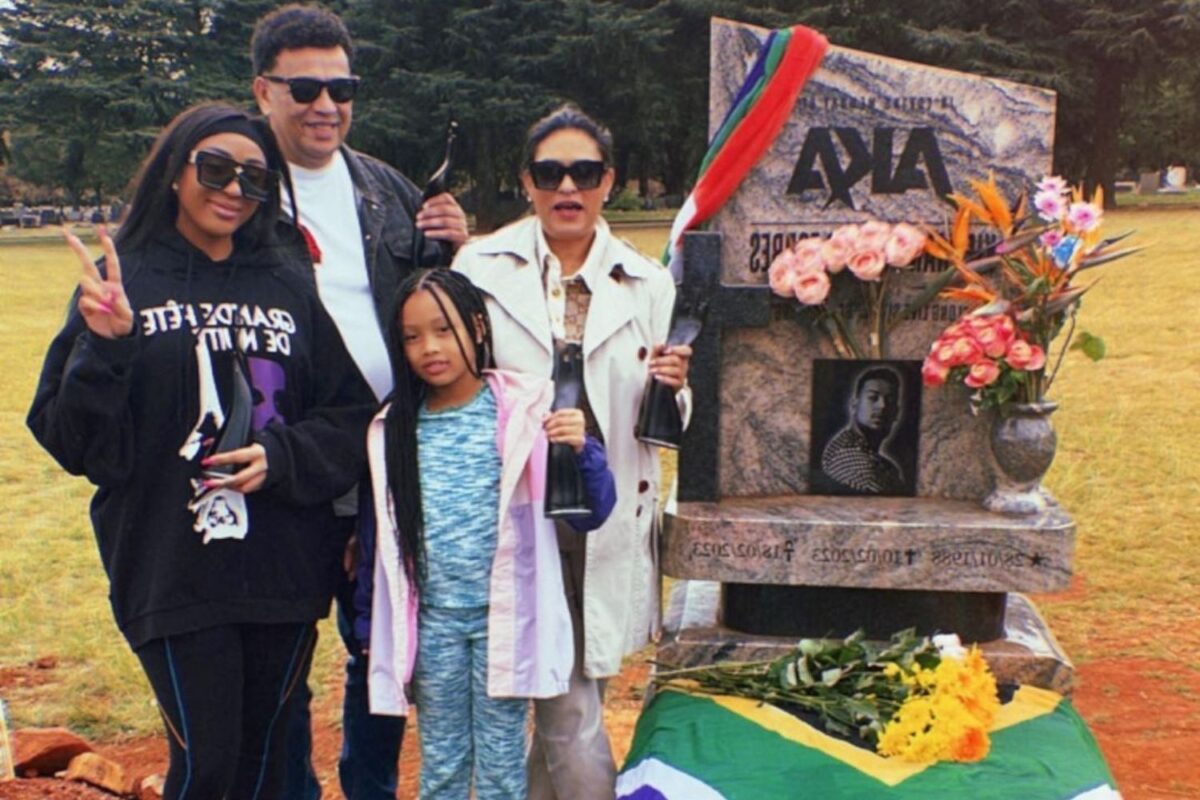 AKA's family visits his grave to celebrate his Metro FM awards