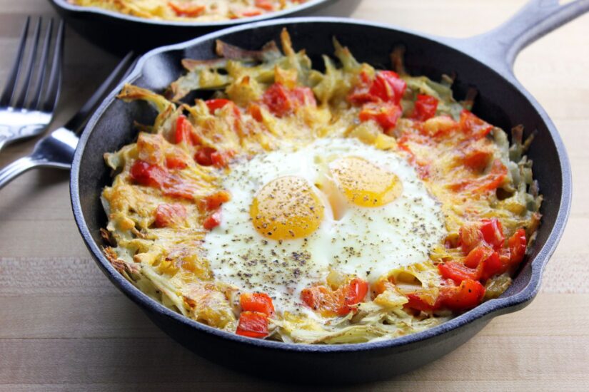 Two egg-based recipes that can double up as brekkie and dinner