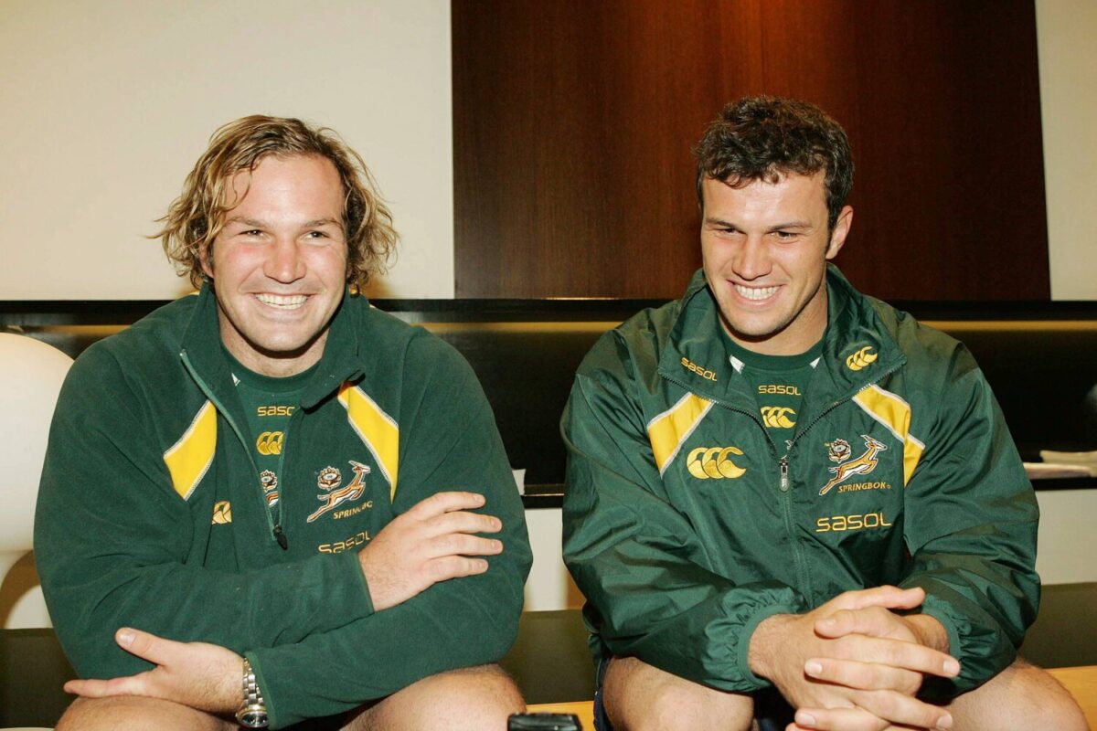 SA Rugby pay tribute to Du Plessis brothers, Jannie and Bismarck