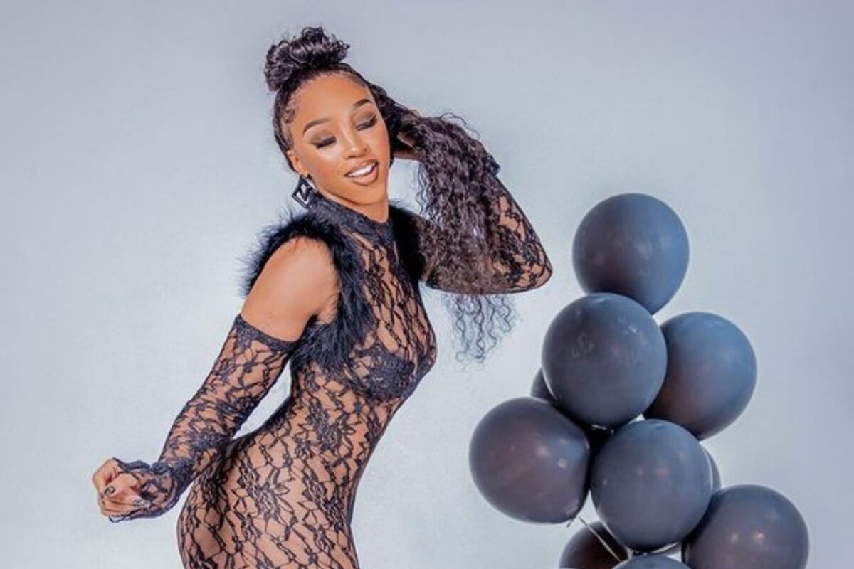 Sbahle Mpisane’s raunchy birthday outfit sets tongues wagging