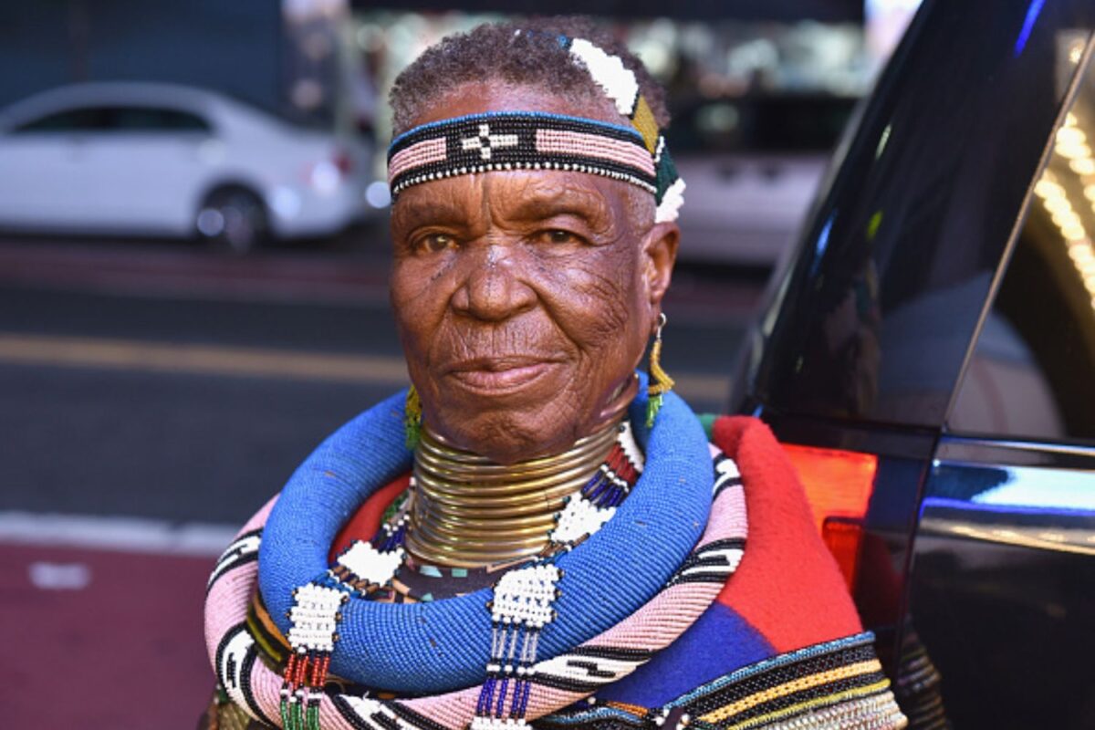 Esther Mahlangu’s artwork part of BMW’s electric AI Canvas at Art Basel