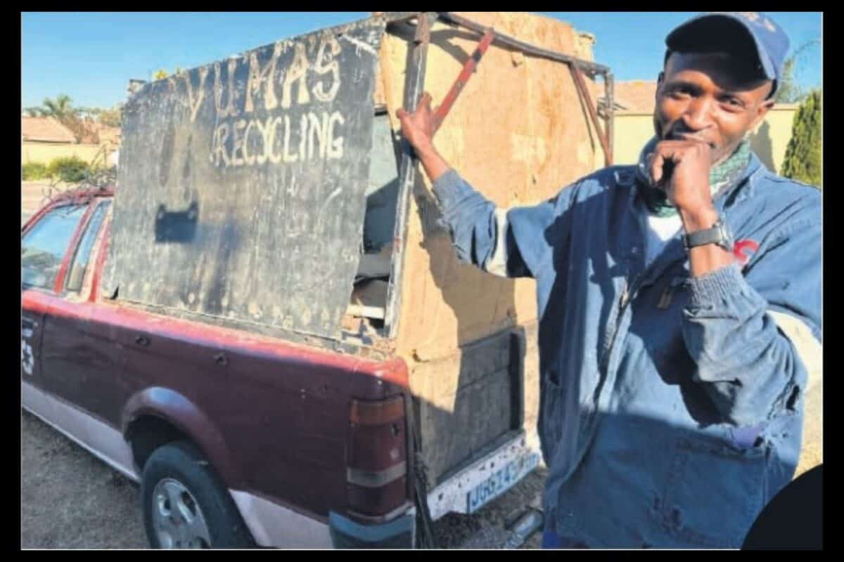 Waste picker explains why trash is treasure, getting loaded