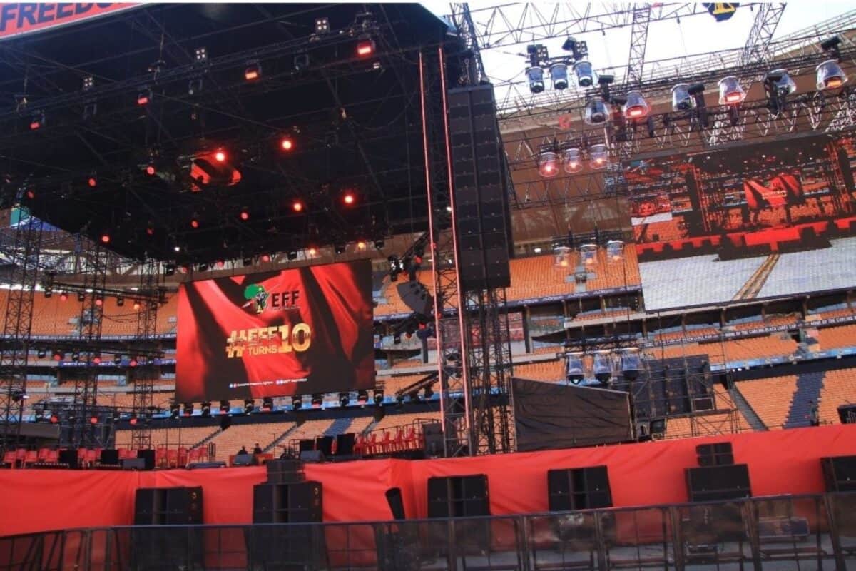 'Anniversary celebrations,not necessarily election campaign' - EFF