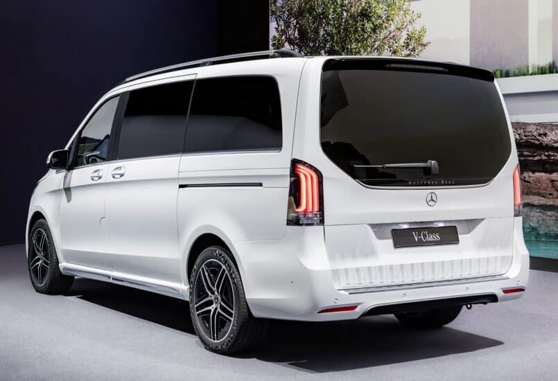 Last time restyled Mercedes-Benz Vito and V-Class revealed