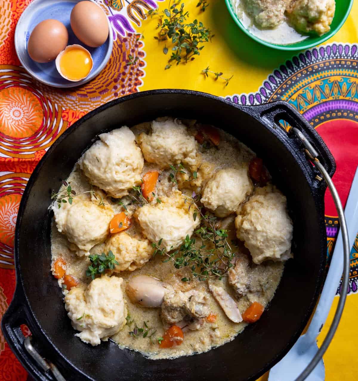 Recipe of the day: Chicken and egg potjie with dombolo