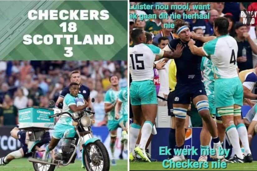 'Checkers guys' to deliver the trophy? -Springboks’ blue kit the butt ...