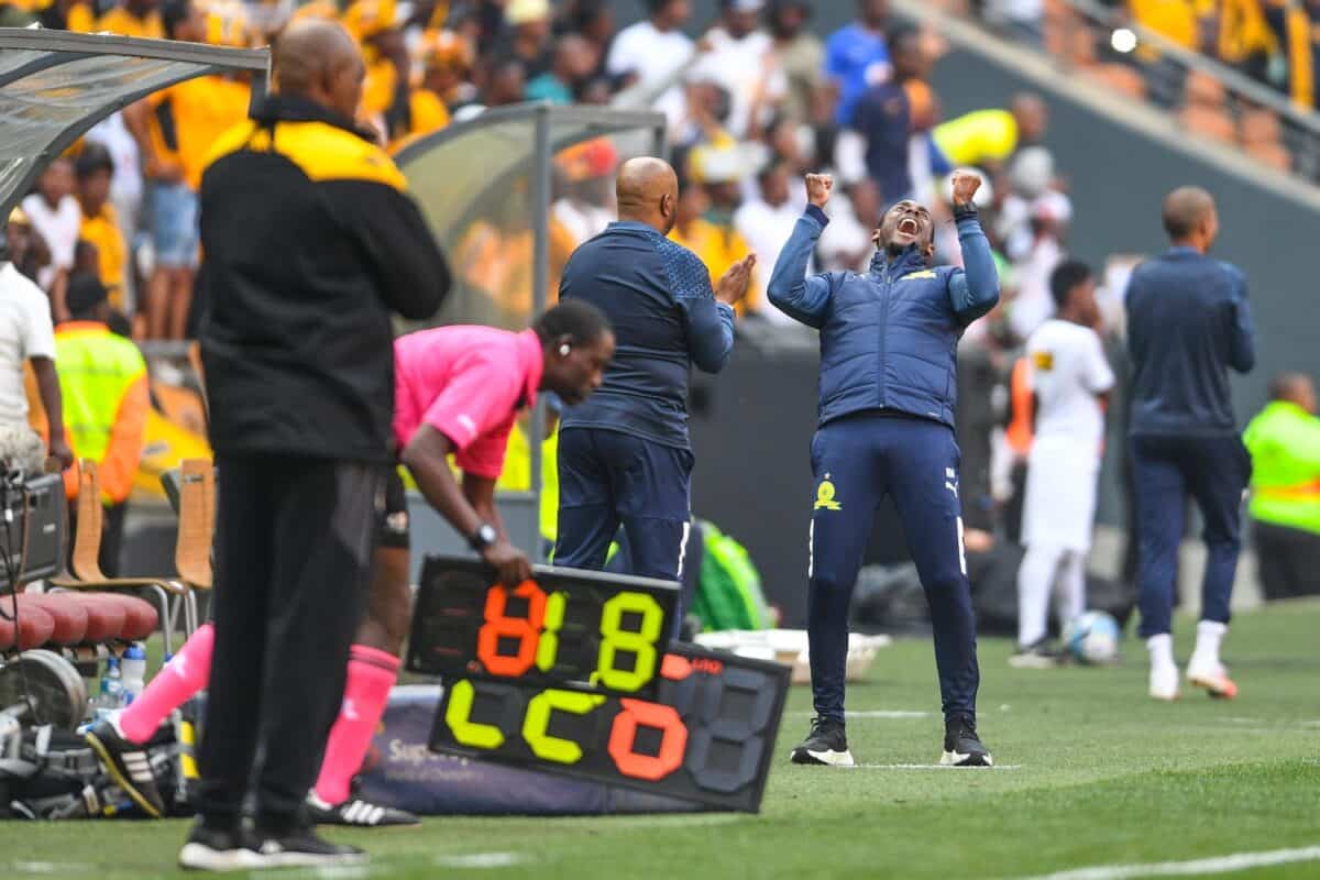 I can't be a Sundowns coach and celebrate draws, says Mokwena
