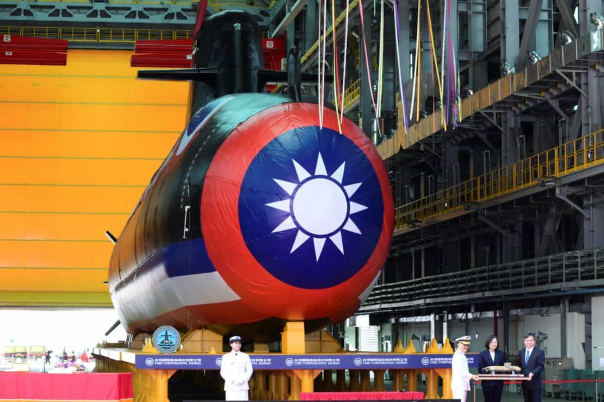 Taiwan unveils first domestically built submarine | The Citizen