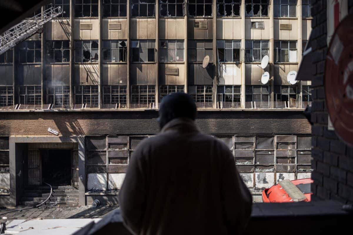 Joburg inferno hell: Babies thrown out of hijacked building to escape ...