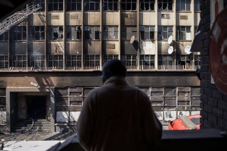 Joburg inferno hell: Babies thrown out of hijacked building to escape ...