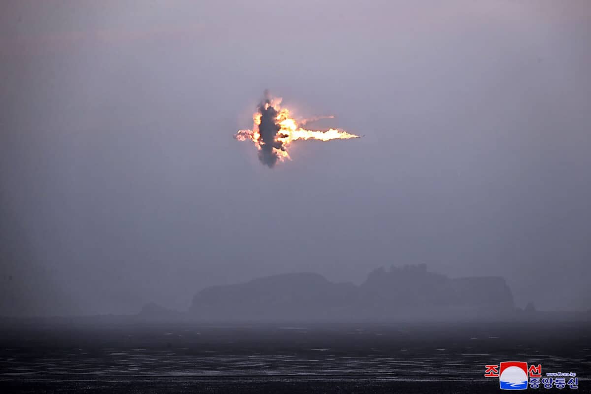 PICS: North Korea simulates 'nuclear attack' in latest missile test ...