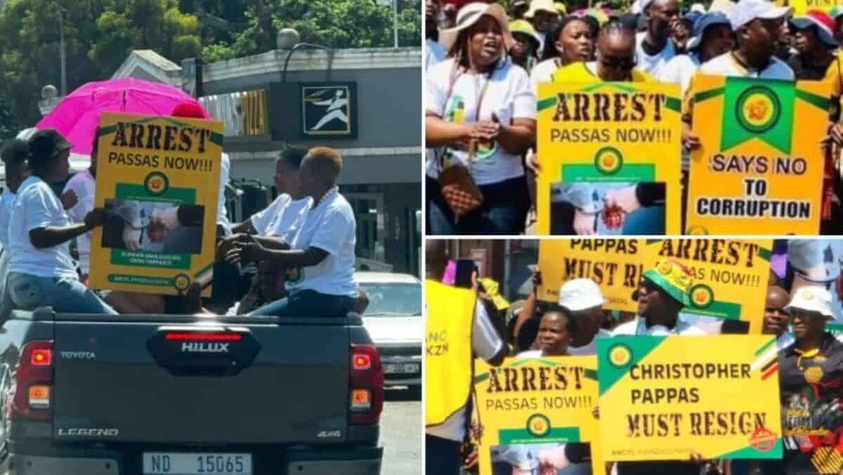 ANC Youth League roasted for their 'arrest Passas now' protest posters ...