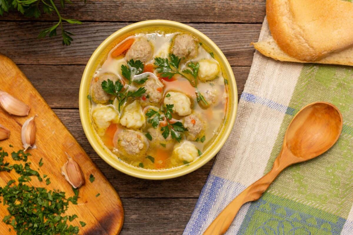 Recipe of the day: Homemade Dumpling soup