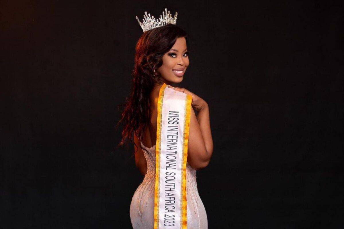 Miss International SA speaks following the reigning queen's resignation