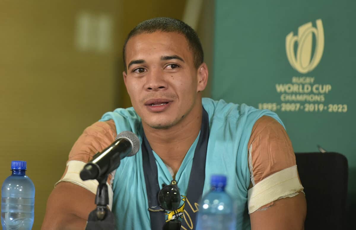 In pictures: The victorious Springboks arrive back in SA to a rousing ...