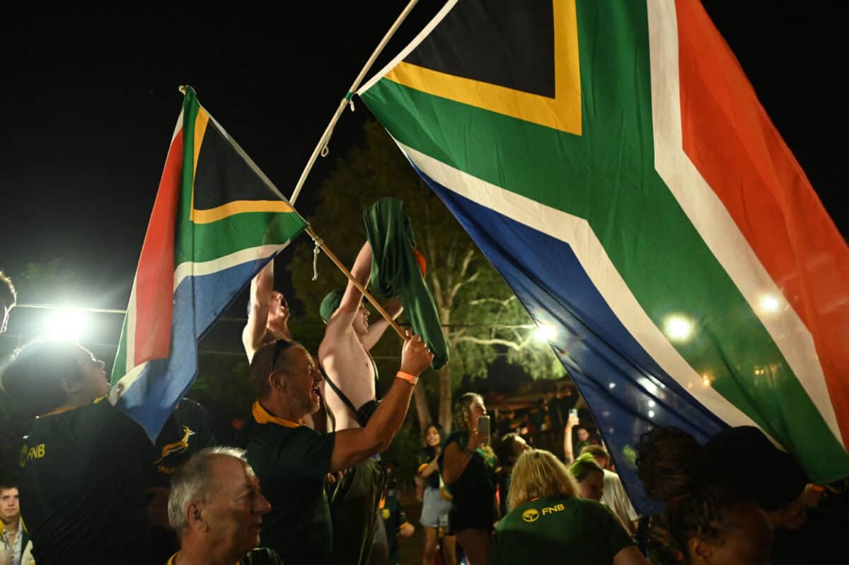 IN PICTURES: South Africans watch and celebrate Rugby World Cup final ...