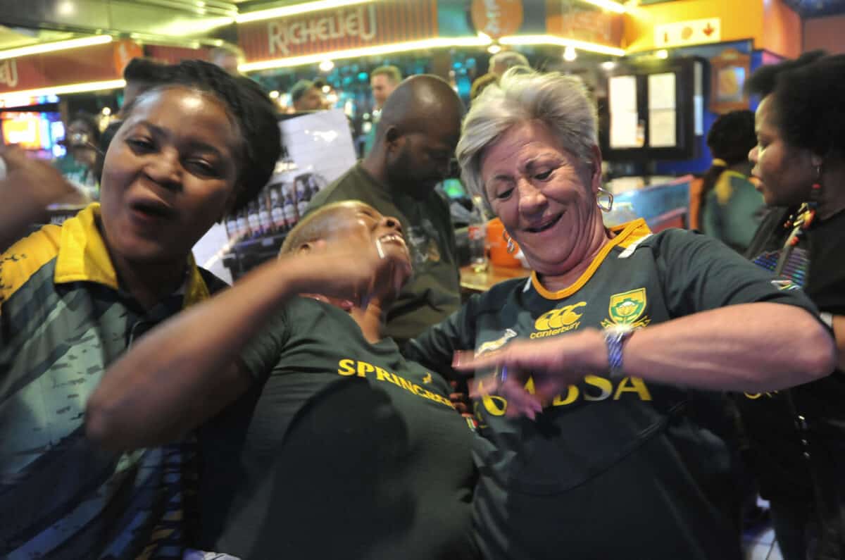 IN PICTURES: South Africans watch and celebrate Rugby World Cup final ...