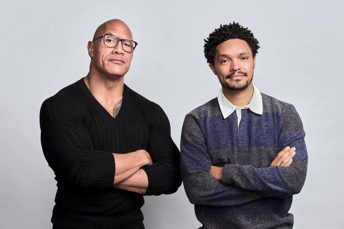 Trevor Noah launches first episode of ‘What Now’ with The Rock