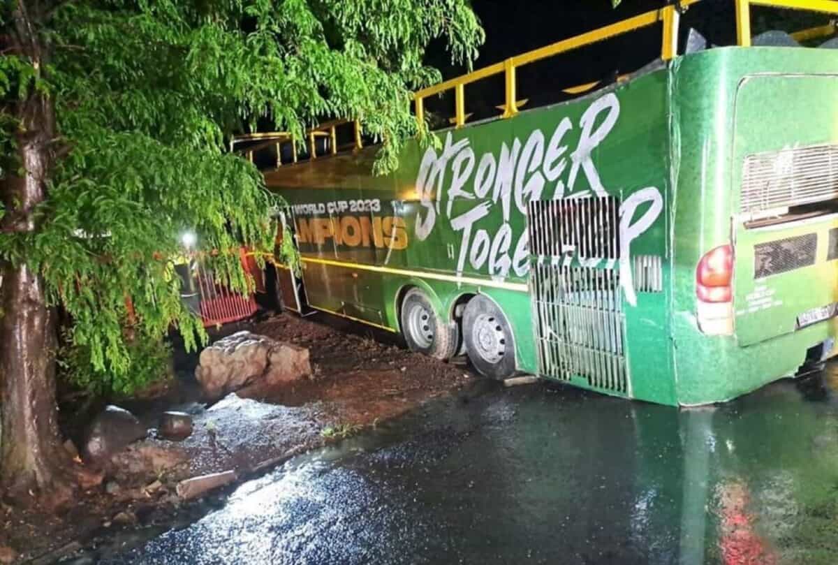 There's a Springbok bus on my stoep! Trophy tour gate-crashes EC home ...