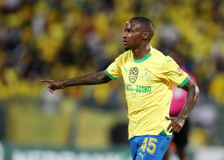 Lorch brace sends Sundowns into Nedbank Cup quarterfinal