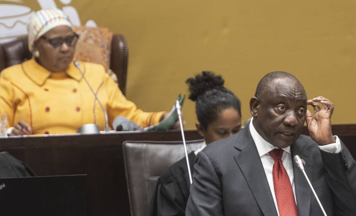 Mapisa-Nqakula didn't resign because she's guilty - Ramaphosa