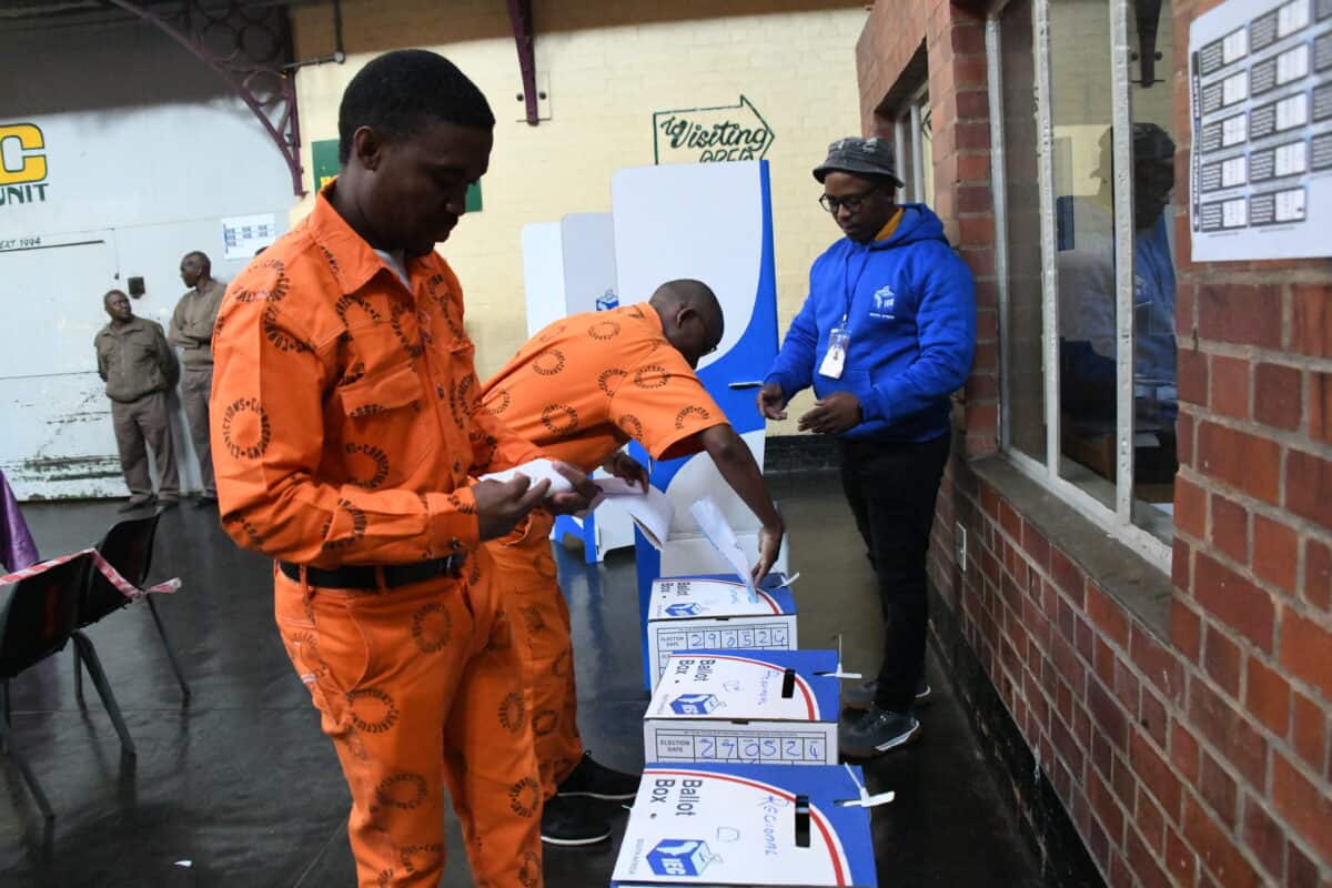 2024 elections: Voting processes are going well, says Lamola as inmates ...
