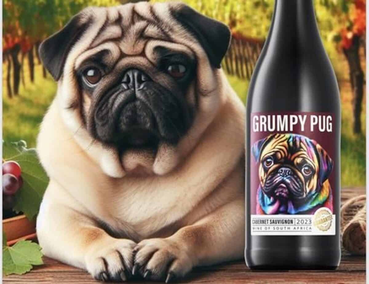 Cheers to cuteness: Grumpy Pug wine hits the shelves | The Citizen