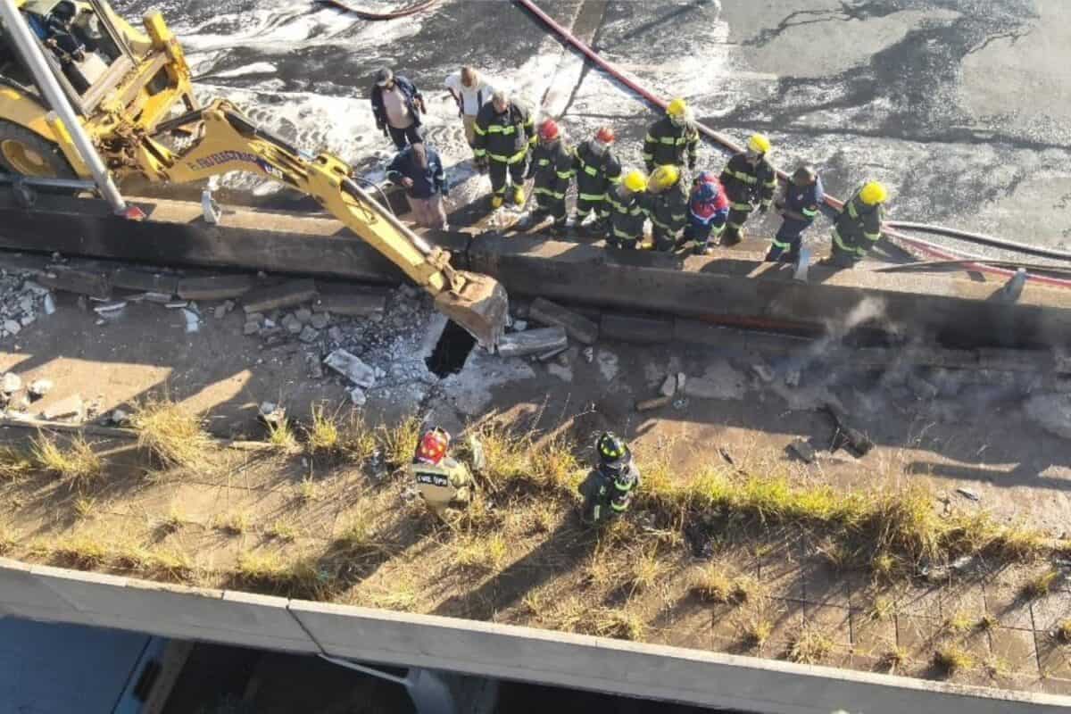 WATCH: Inside the fire that darkened Joburg