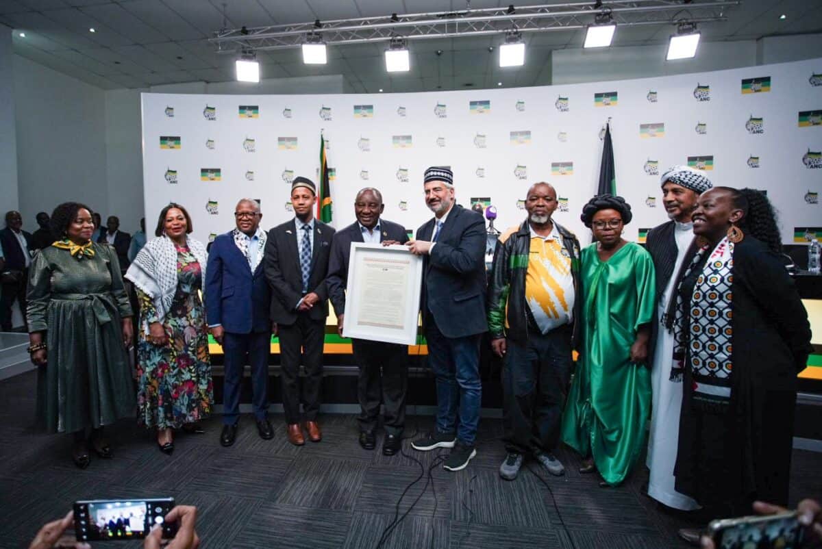 Muslim scholars thank ANC for pro-Palestinian support [VIDEO] | The Citizen