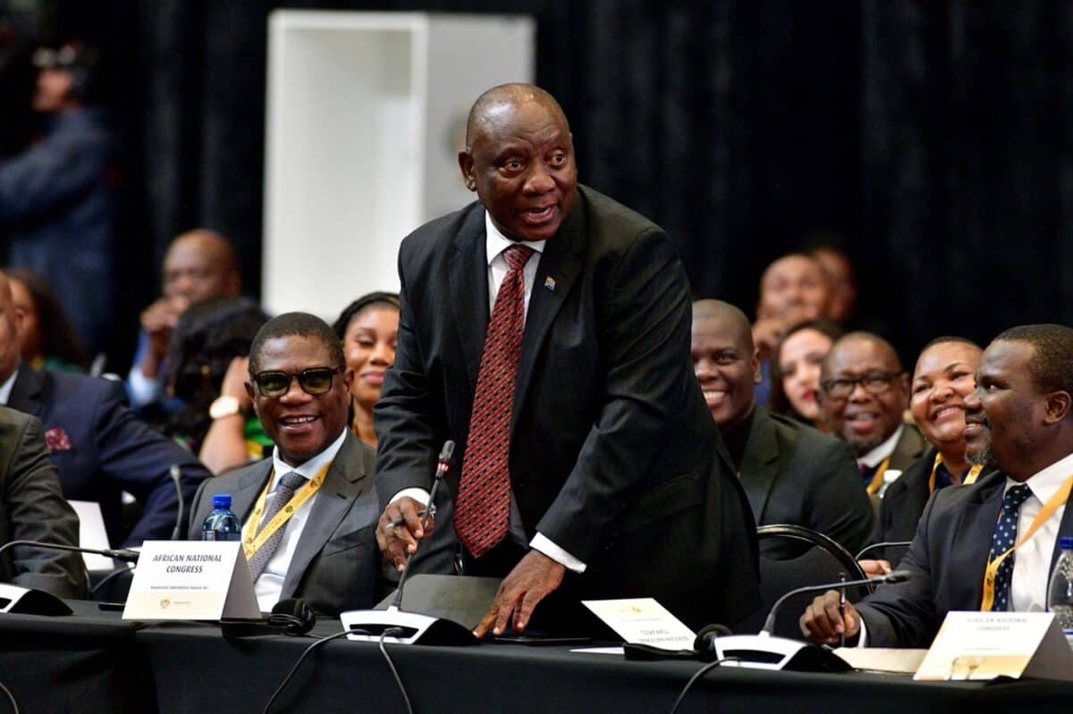 Ramaphosa re-elected as President, John Steenhuisen as deputy