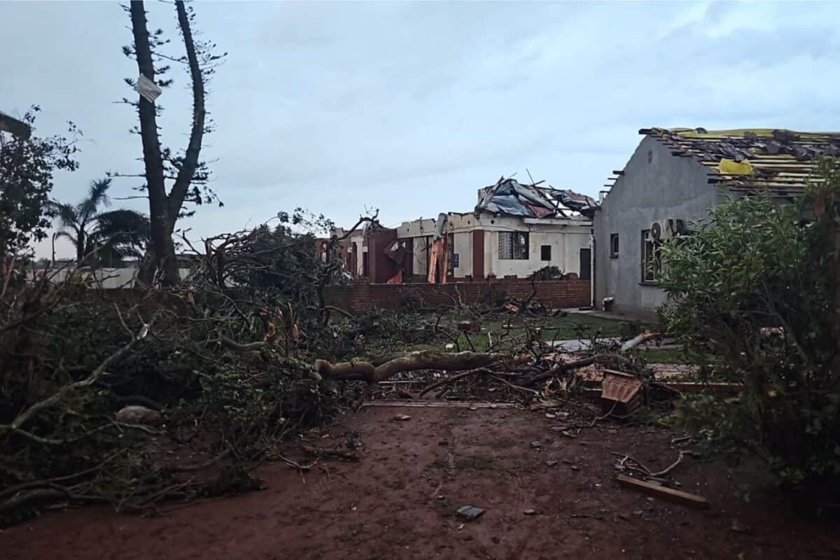 Five dead after extreme weather and tornado hits KZN