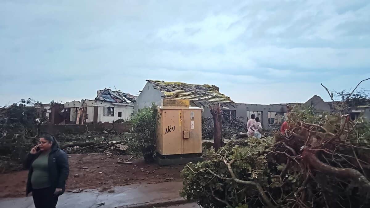 WATCH: Tornado hits Tongaat in KZN, causing extensive damage